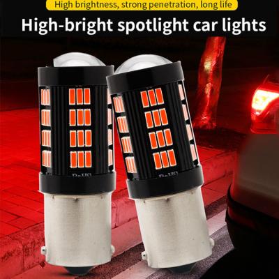 Cina 1157 1156 4014 66 SMD LED Brake Light Auto Invertire lampadine LED interni Auto Canbus in vendita