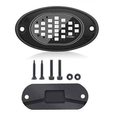 Cina 12V Chassis Light impermeabile 2835 LED Single Color Pure White 24 LED Rock Light per camion Jeep ATV UTV Offroad Underglow in vendita