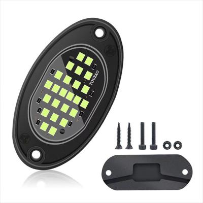 Cina 12V Chassis Light impermeabile 2835 LED Single Color Pure White 24 LED Rock Light per camion Jeep ATV UTV Offroad Underglow in vendita