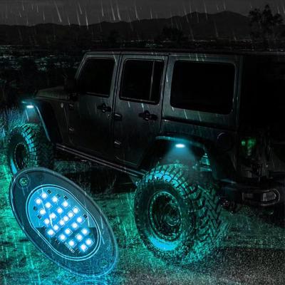 Cina 12V Chassis Light impermeabile 2835 LED Single Color Pure White 24 LED Rock Light per camion Jeep ATV UTV Offroad Underglow in vendita