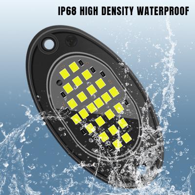 Cina 12V Chassis Light impermeabile 2835 LED Single Color Pure White 24 LED Rock Light per camion Jeep ATV UTV Offroad Underglow in vendita