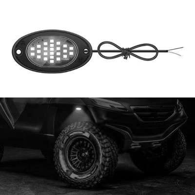 Cina 12V Chassis Light impermeabile 2835 LED Single Color Pure White 24 LED Rock Light per camion Jeep ATV UTV Offroad Underglow in vendita