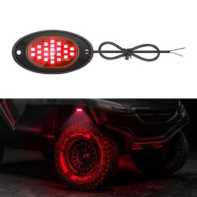 Cina 12V Chassis Light impermeabile 2835 LED Single Color Pure White 24 LED Rock Light per camion Jeep ATV UTV Offroad Underglow in vendita