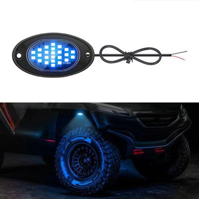 Cina 12V Chassis Light impermeabile 2835 LED Single Color Pure White 24 LED Rock Light per camion Jeep ATV UTV Offroad Underglow in vendita