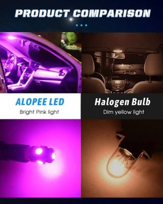 China 194 ampolas automotivos 6500K do diodo emissor de luz firmam T10 SMD 5050 lascam-se à venda