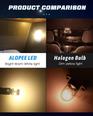 China 194 ampolas automotivos 6500K do diodo emissor de luz firmam T10 SMD 5050 lascam-se à venda