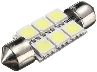 China Da abóbada interior do bulbo de lâmpada das luzes do carro do diodo emissor de luz 6SMD do festão C5W 5050 C.C. branca azul 12V 31mm 36mm 39mm 41mm à venda