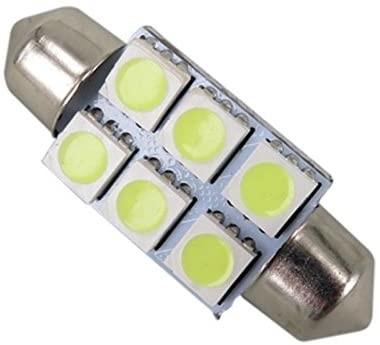 China Da abóbada interior do bulbo de lâmpada das luzes do carro do diodo emissor de luz 6SMD do festão C5W 5050 C.C. branca azul 12V 31mm 36mm 39mm 41mm à venda