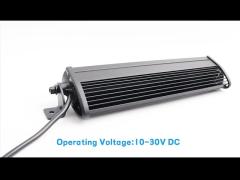 6D-reflector Off Road LED lichtbalk 4x4 12V 24V Single Row Automotive LED lichtbalk
