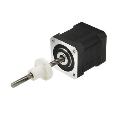 China 42LHS1204E-210 50N Kracht 2 fase Nema17 Externe moer Hybride lineaire stappenmotoren Lineaire accuatoren Te koop