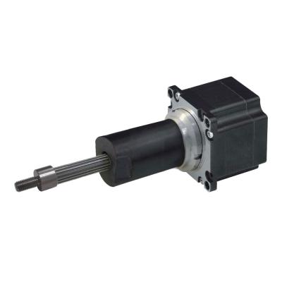 China 57LHS-Serie Sechs Drähte 990N Kraft 2 Phase Nema23 Kaptive Hybrid lineare Schrittmotoren Lineare Akuatoren zu verkaufen