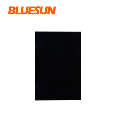 China Bluesun power system solar panel 400w price 405w mono solar panel ess 410w solar panel full black for sale