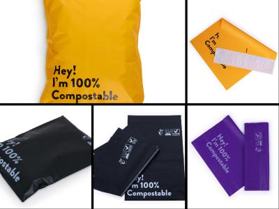 Cina Borse autoadesive biodegradabili del bollettino di Bags Poly Compostable del corriere in vendita