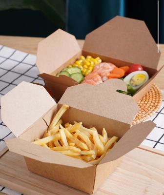 China Oliebewijs die Document vouwen die Meeneemkraftpapier-Document Lunchvakjes verpakken Te koop