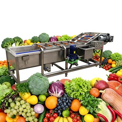China 500kg/H-3000kg/H Bubble Cleaning Machine Fruit And Vegetable Cleaning Machine for sale