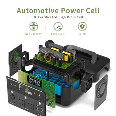 China 600Wh Outdoor Portable Power Station A500 Solar Power Generator Portable for sale