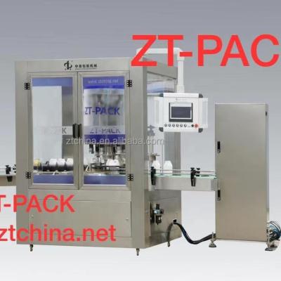 Cina Tipo pneumatico rotatorio teste di sigillatura di coperchiamento della bottiglia di plastica automatica piena della macchina 8 in vendita
