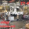 China Plastic Bottle Carton Case Packer With Drop Down Free Down System for sale