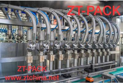 Cina Linea di imballaggio completamente automatica per riempitrice di olio commestibile per la cottura di semi di girasole Linea di riempimento per oli di arachidi in vendita