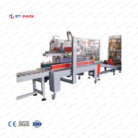 China Vertical 24v Carton Box Packing Strapping Machine 4000bph Automatic Box Packing for sale