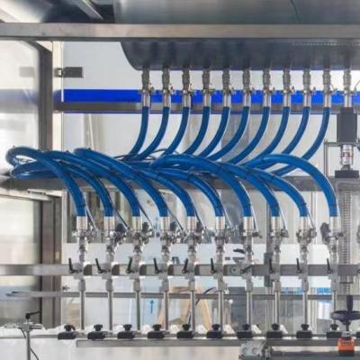 Cina linea di produzione disinfettante 0.6mpa macchina di rifornimento liquida della multi testa di 50hz 1kw in vendita