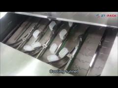 4000bph Vaseline Jelly SS316 wax thick liquid heating hot Filling Machine