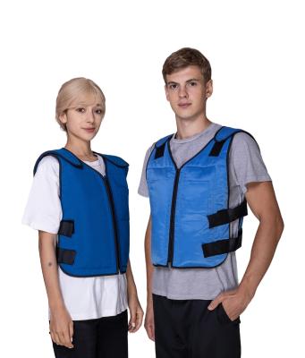 China 100% polyester nonwoven weefmethode koelvest met faseveranderingsmateriaal ijspak Te koop