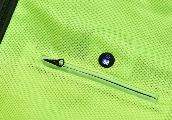 Quality Summer Cooling Water Cycle Vest Fashion Fluorescent Yellow Short Sleeve for for sale