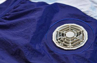 China Quick-drying Polyester Fabric Outdoor Work Vest with Fan Cooling and Shell Material for sale