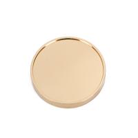 China Flat Circularity Shape Metal Handbag Lock Hardware Customized Color for sale
