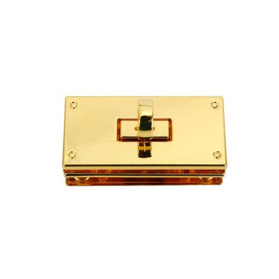 China Acessórios do fechamento do saco do ouro do hardware do fechamento da bolsa da forma do retângulo à venda