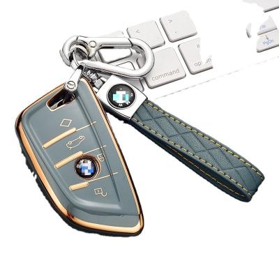 Cina Alla moda in lega di zinco a catena chiave del supporto dell'automobile di cuoio Fadeless in vendita