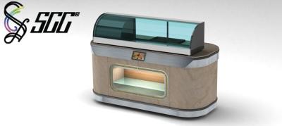 Cina Contatore mobile del buffet dei sushi con le stazioni mobili del buffet di progettazione moderna del frigorifero in vendita