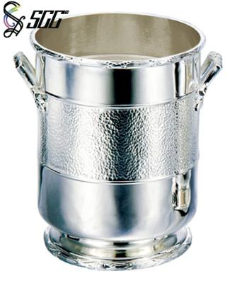 Cina Metal Wine Bucket With Handle Stainless Steel Tableware For Star Hotels in vendita