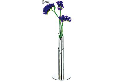 Cina Ramatura elegante progettata semplice dell'argento dell'oro delle stoviglie dell'acciaio inossidabile del vaso di fiore del metallo in vendita