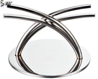 Cina Stainless Steel Menu Holder / Table Card Holder For Wedding Receptions in vendita