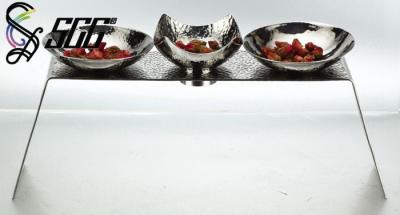 Китай 18/8 стойка дисплея шведского стола Dinnerware нержавеющей стали, 3 била шары молотком заедок продается
