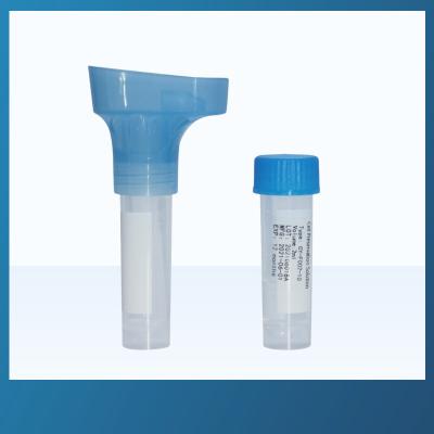 Cina DNA genetico di prova del collettore a forma di della saliva dell'imbuto del campionatore della saliva del collettore della saliva in vendita