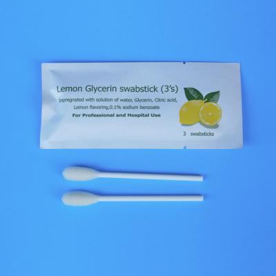 China Schuimtoc CHG Swabsticks Individu die Witte Medische Zwabber verpakken Te koop