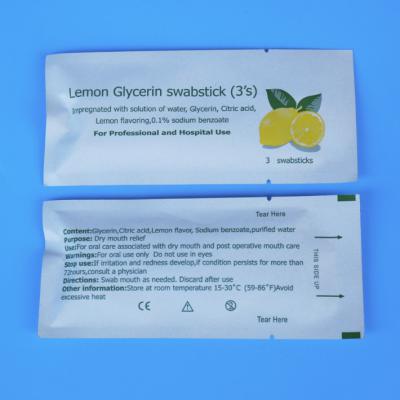 Cina Spumano i materiali di consumo medici del tampone della sbavatura di Swabsticks Toc della glicerina in vendita