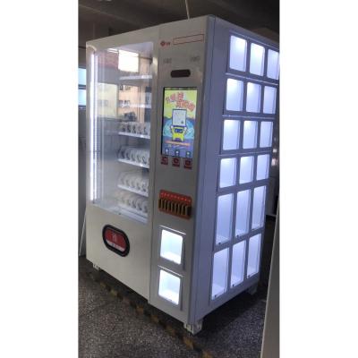 Cina 24 ore di pubblicità schermo distributore automatico combinazione snack bevande lettore di schede distributore automatico Vendlife in vendita