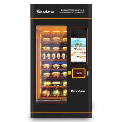 Cina Insalata fornitore completamente automatico verdura e singolo di Cabinents di frutta di Vendlife dei distributori automatici con nuovo stile 2021 per la S in vendita