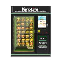 China Multimedia Screen Fresh Food Vending Machines for sale