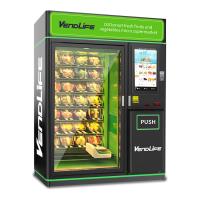China Multimedia Screen Fresh Food Vending Machines for sale