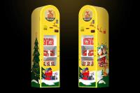 China 110V Hot Box Vending Machine , 1.6m Height Christmas Vending Machine for sale