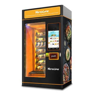 Cina Le multimedia toccano il distributore automatico dell'alimento del dolce dell'insalata con il certificato del CE in vendita