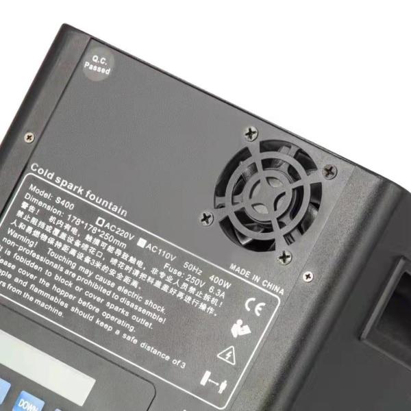 Remote Control 600W Wedding Sparkler Stage Spark Machine 2 Channels