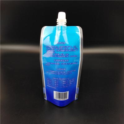 China Custom made 330ml Natural potable water filling bag/500ml Healthy water storage bag with nozzle for sale