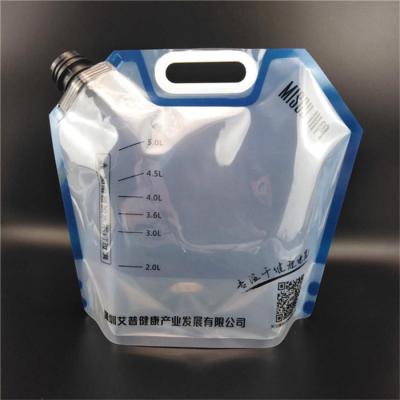 China made in China 5L Soft plastic water bags for isolated patients/Hydrogen water bag for sale