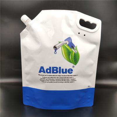 China 4 Liters With Spout Stand - Up Plastic Bag For Diesel Catalyst/Custom Products Bag Chinese Manufacturers for sale